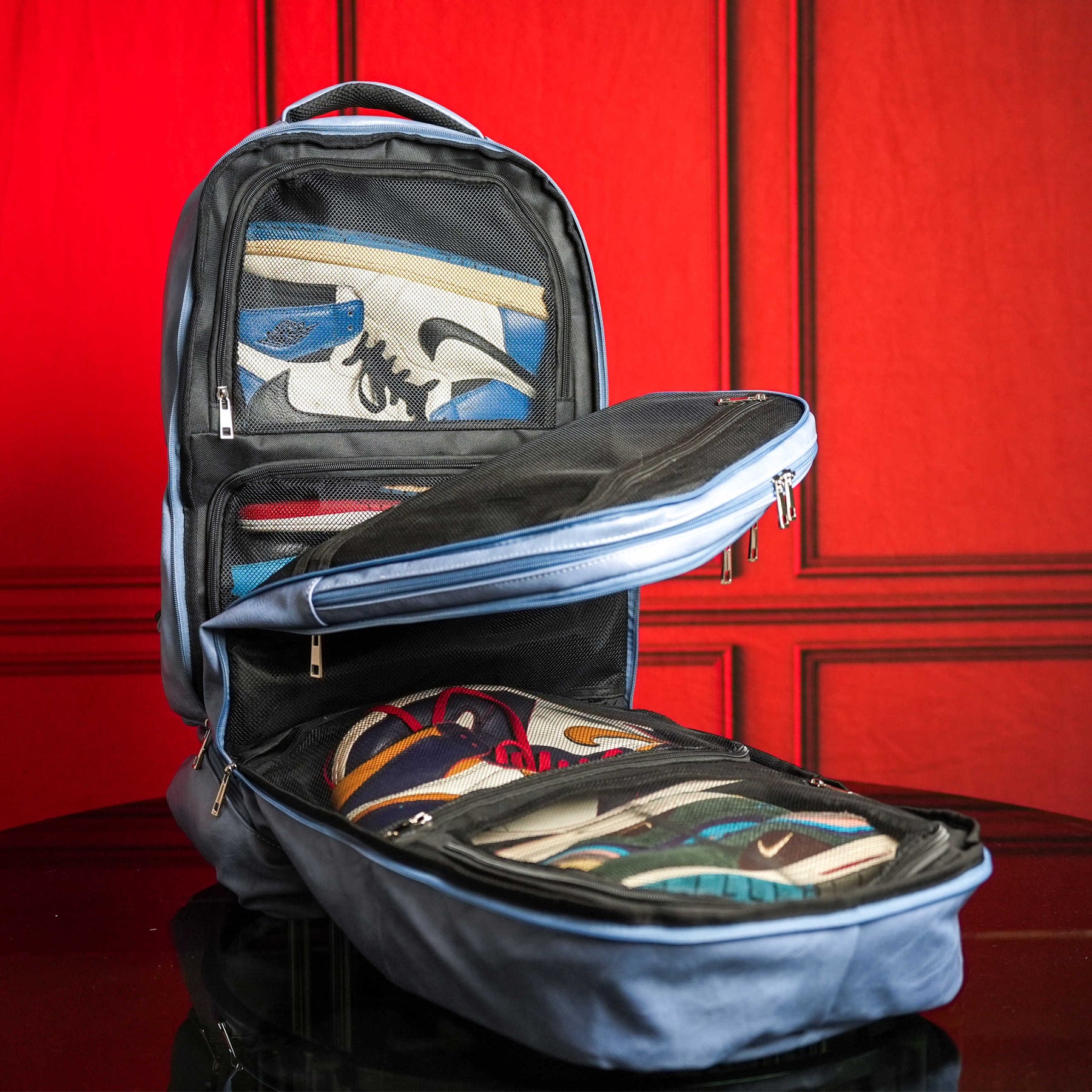 Sneaker Travel Bag - Carry On Backpack for Shoes and Clothes