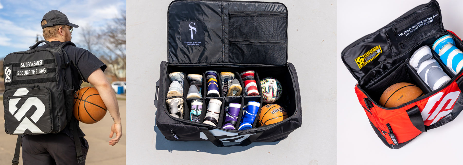 Basketball Bag - Travel Backpack and Duffle for Sneakers