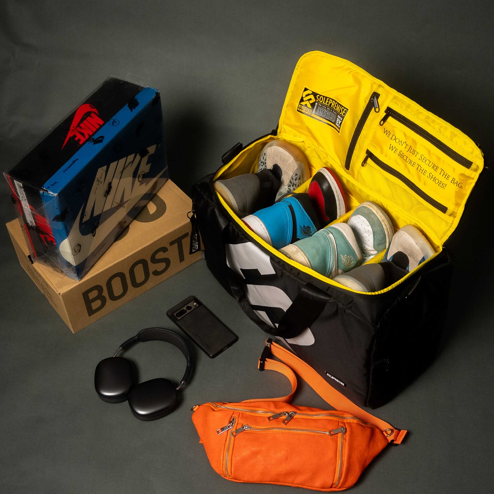 Sneaker Travel Bag - Carry On Backpack for Shoes and Clothes