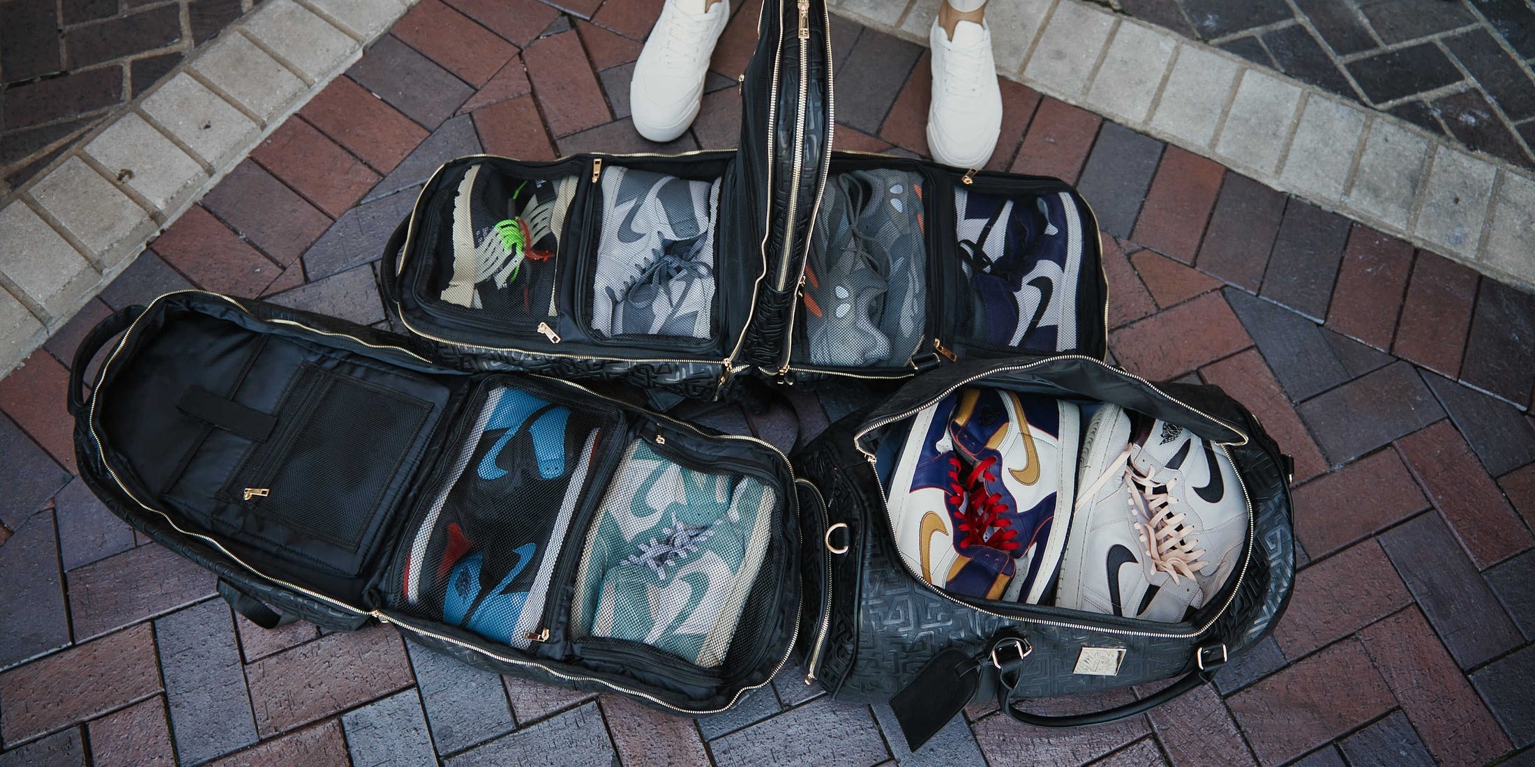 Sneaker Travel Bag - Carry On Backpack for Shoes and Clothes